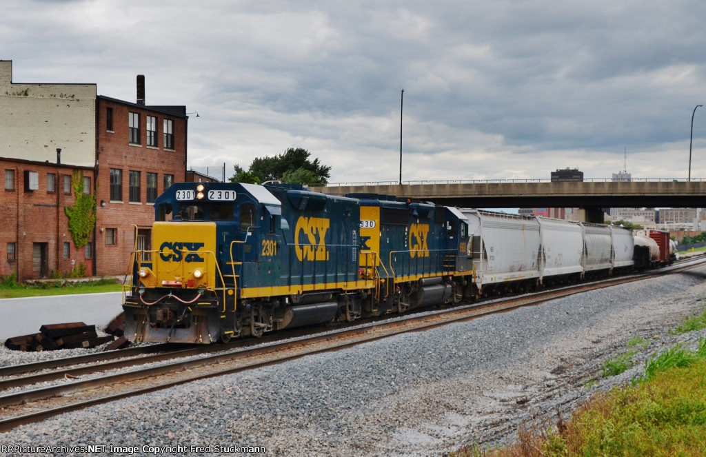 CSX 2301 is the strong silent type.